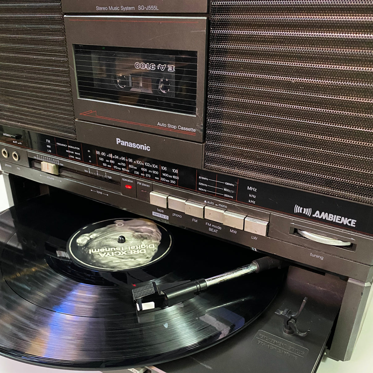 Panasonic SG-J555L Boombox (Turntable / Cassette / Tuner) – Inverted ...